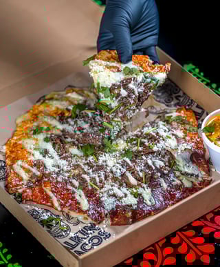 Best Birria pizza in Town | Talkin' Tacos